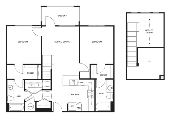 Floor Plans of Axis Berewick in Charlotte, NC