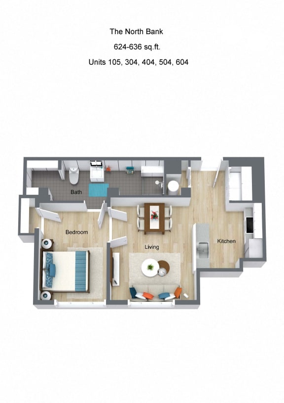 Floor Plans of The Trail Lofts in Richmond, VA