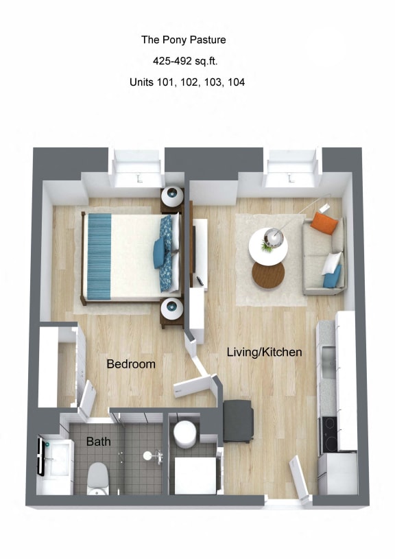 Floor Plans of The Trail Lofts in Richmond, VA