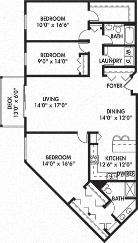 Floor Plans of NorthPointe in Brown Deer, WI