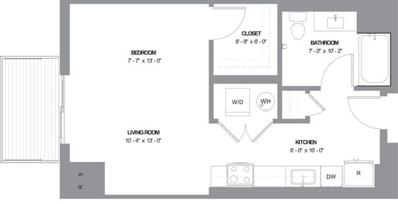 Floor Plans of Apex 400 Apartments in Glen Ellyn, IL