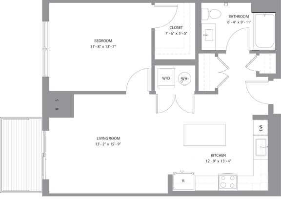 Floor Plans of Apex 400 Apartments in Glen Ellyn, IL