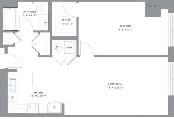 Floor Plans of Apex 400 Apartments in Glen Ellyn, IL