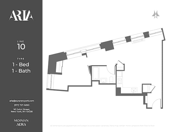 Floor Plans of ARIA in New York, NY