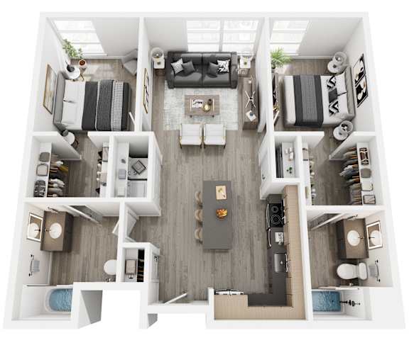 Studio, 1, 2 & 3-Bedroom Apartments in Millcreek, UT | Brickside Heights