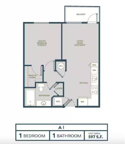 Floor Plans of The Queue in Fort Lauderdale, FL