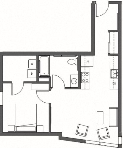 Floor Plans of Reverb in Seattle, WA