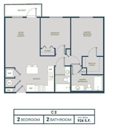 Floor Plans of The Queue in Fort Lauderdale, FL