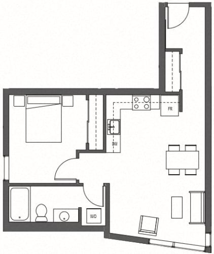 Floor Plans of Reverb in Seattle, WA