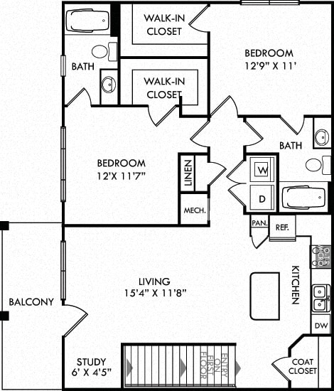 Floor Plans of Bexley at Tech Ridge in Austin, TX