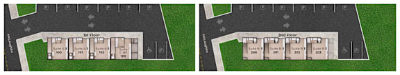 Floor Plans of Studio 306 in Moncton, NB