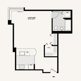 Floor Plans of Grove Pointe Rentals in Jersey City, New Jersey
