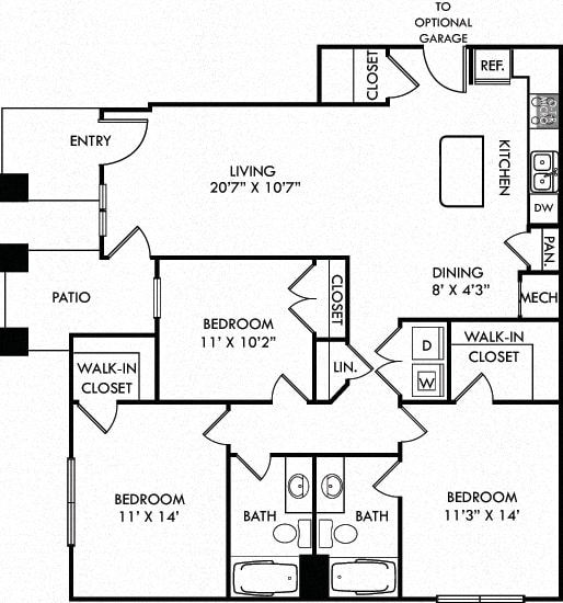 Floor Plans of Bexley at Tech Ridge in Austin, TX