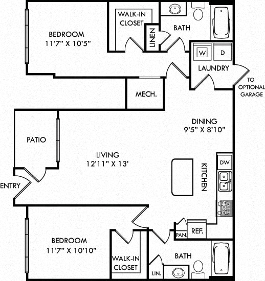 Floor Plans of Bexley at Tech Ridge in Austin, TX
