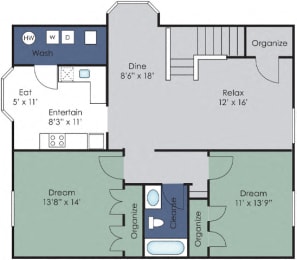 1, 2 & 3 Bedroom Apartments in Chesapeake, VA | Holly Point Apartments