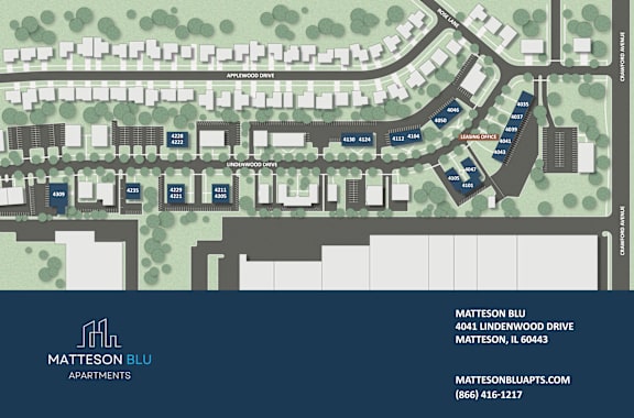 Floor Plans of Matteson Blu in Matteson, IL