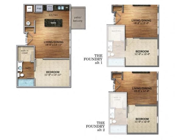 Floor Plans of Hayden Lofts in Dublin, OH