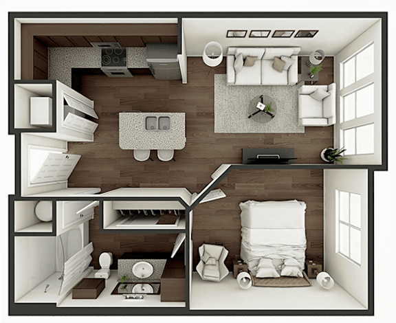 Guide to The Best 1 Bedroom Apartment Layout