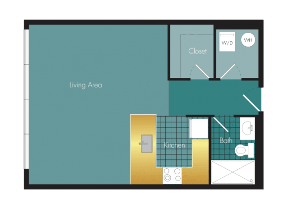 Floor Plans of Deco at CNB Apartments in Downtown Richmond, VA