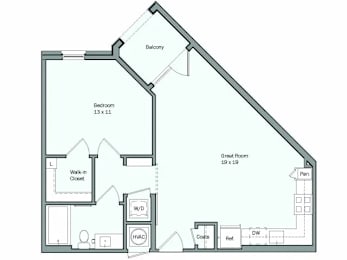 Floor Plans of Lerner Windmill Parc in Dulles, VA