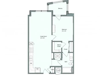 Floor Plans of Lerner Windmill Parc in Dulles, VA