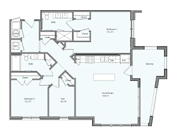 Floor Plans of Lerner Windmill Parc in Dulles, VA