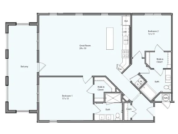 Floor Plans of Lerner Windmill Parc in Dulles, VA