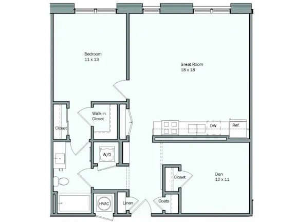 Floor Plans of Lerner Windmill Parc in Dulles, VA