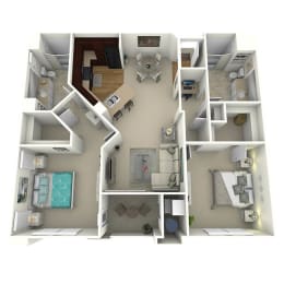 1 & 2 Bedroom Apartments in Northridge, CA | Meridian Place Apartments