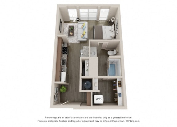 Floor Plans of Axis at PTC in Hampton, VA
