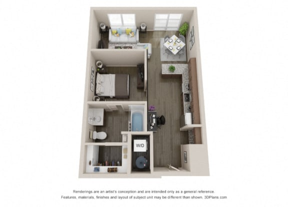 Floor Plans of Axis at PTC in Hampton, VA