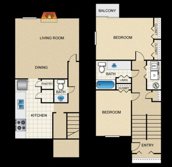 1, 2, 3 & 4 Bedroom Apartments, Stone Mountain | Tucker Square