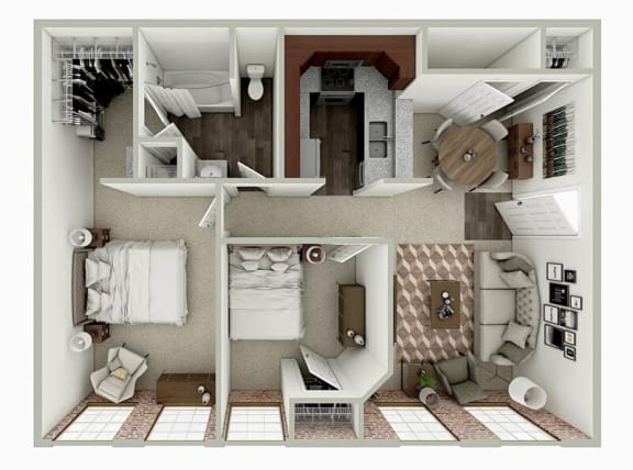 1 & 2-Bedroom Apartments & Townhomes For Rent | Grand Ledge Apartments