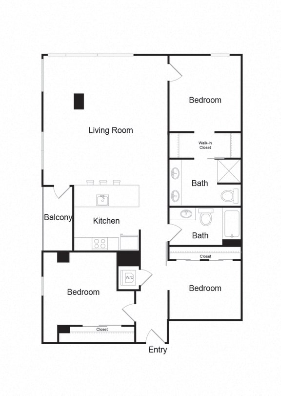 Floor Plans of Couch9 in Portland, OR
