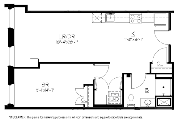 Montgomery Mill Apartments | One Bedroom One Bath | Available Units