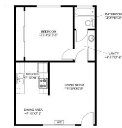 Floor Plans of Carlton Heights Villas in Santee, CA