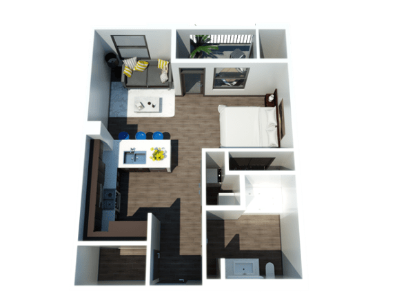 Floor Plans of The Paramount Platinum Triangle in Anaheim, CA