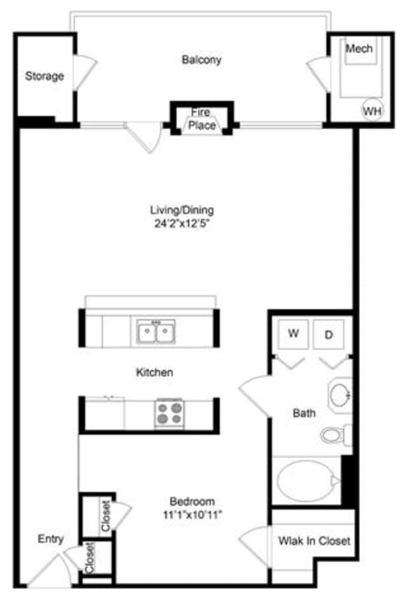 Floor Plans of City Gate Apartment Homes in Denver, CO