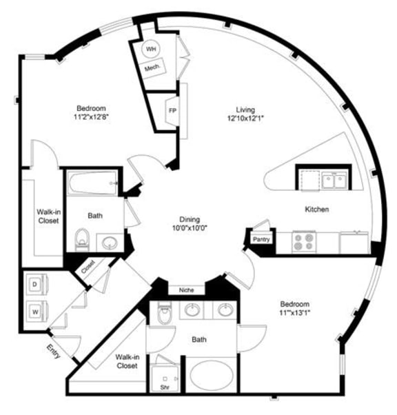 Floor Plans of City Gate Apartment Homes in Denver, CO