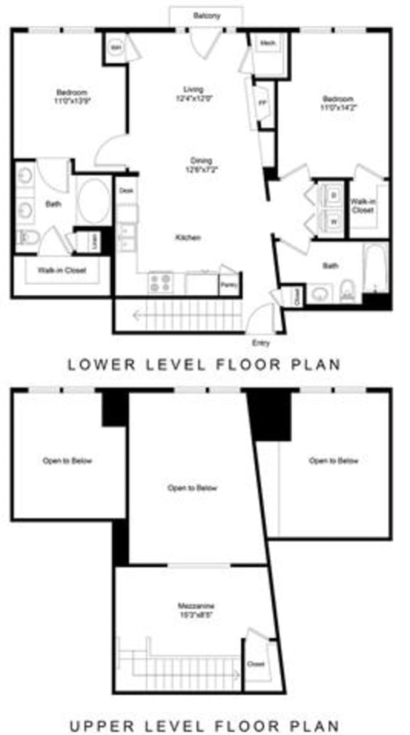 Floor Plans of City Gate Apartment Homes in Denver, CO