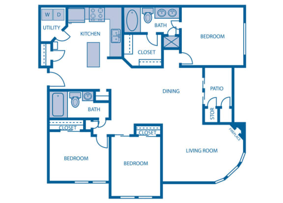 Floor Plans of Waterford Lone Tree in Lone Tree, CO