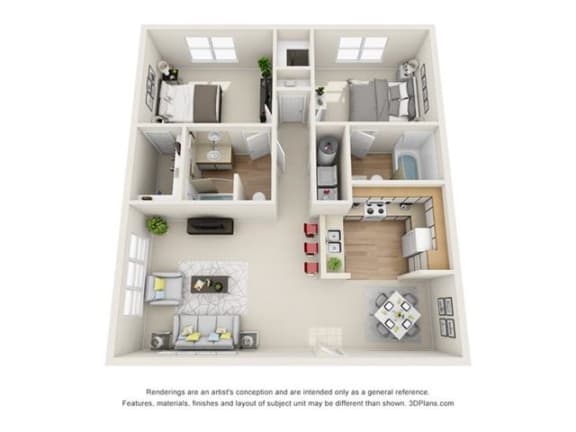 1, 2 & 3-Bd Apartments in Hillsborough, NC | Patriots Pointe