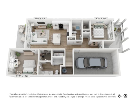 Floor Plans of The Ridge at Calhoun in Calhoun, GA