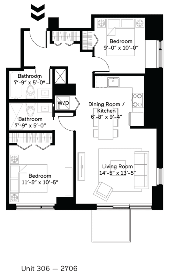 Floor Plans of loop by Claridge in Ottawa, ON