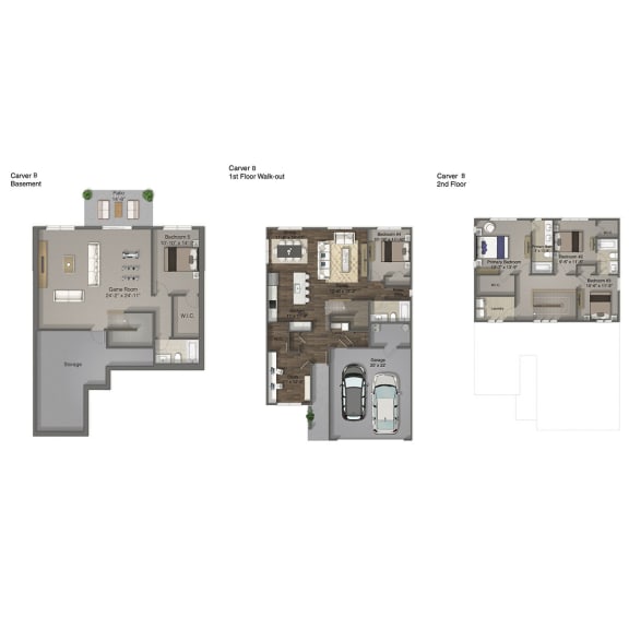 Floor Plans of Canvas at Inver Grove Heights in Inver Grove Heights, MN
