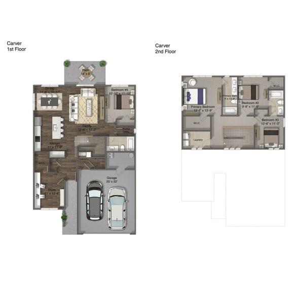 Floor Plans of Canvas at Inver Grove Heights in Inver Grove Heights, MN