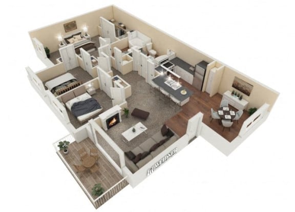 Vesada Apartments | Floor Plans | Riverside, CA | Weidner