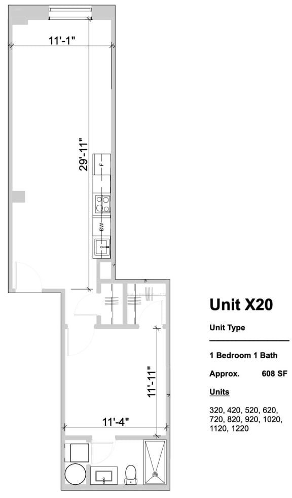 Floor Plans of Textile Apartments in Cincinnati, OH