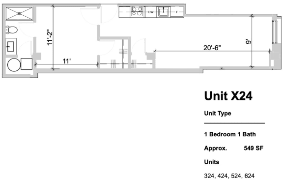 Floor Plans of Textile Apartments in Cincinnati, OH