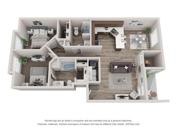 Floor Plans of Wingate Square Apartments in Vancouver, WA